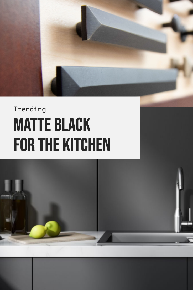 Want in on the Matte Black Kitchen Trend? 6 Ideas to Help You Pull It ...
